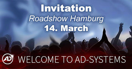 Invitation to our roadshow in Hamburg - SGM on tour with AD-Systems